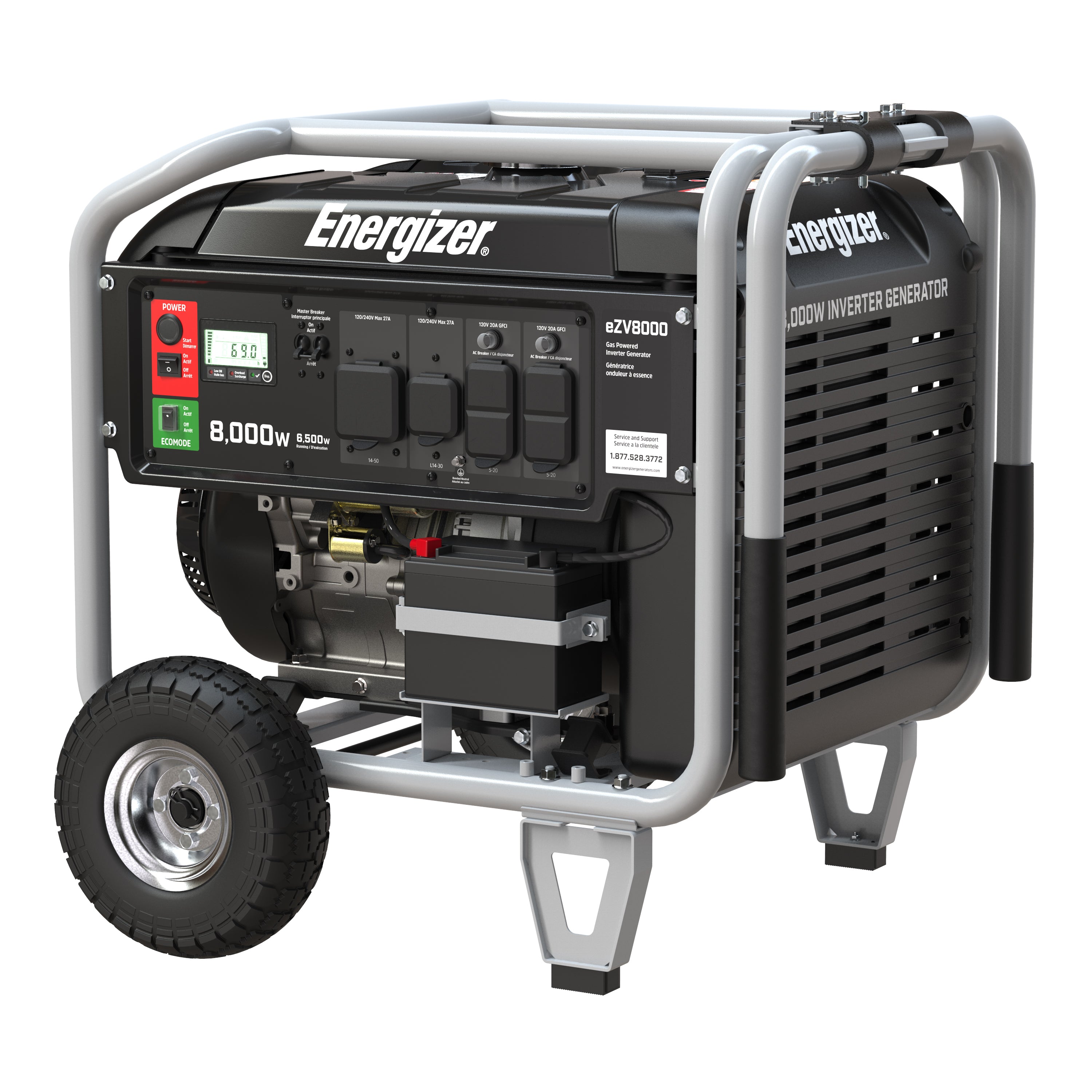 Energizer eZV8000 Inverter Generator Energizer Generators