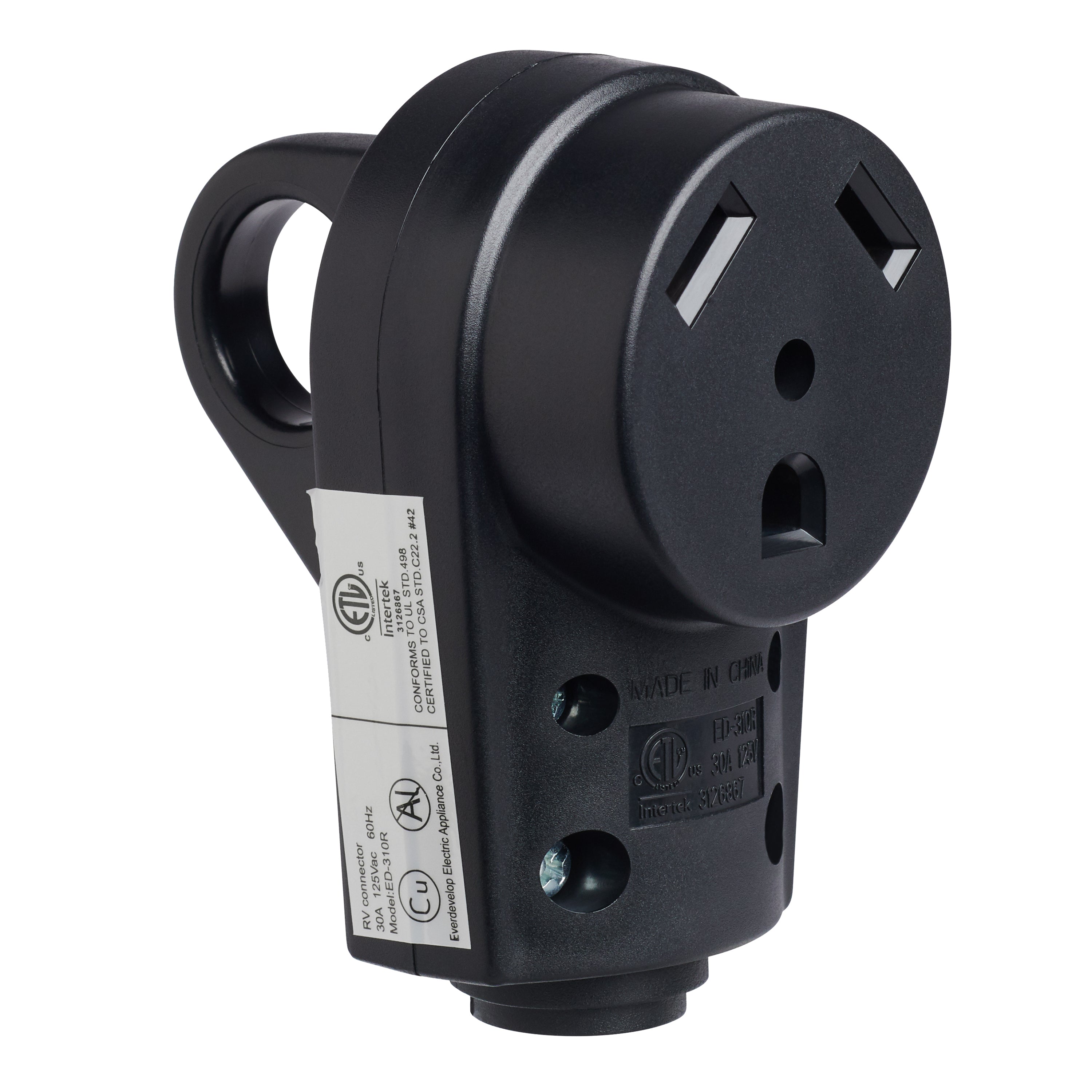 Energizer ECRE063 30A Female Replacement Plug Electrical Accessory ...