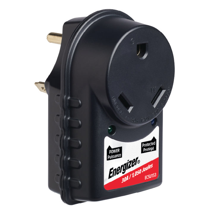 Energizer 30 Amp ECSU153 Plug and Play RV and EV Surge Protector TT-30 ...