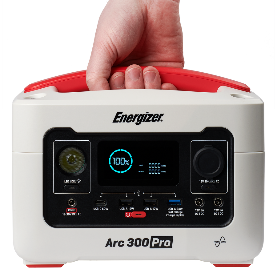Energizer Arc 300 Pro Power Station with LFP Battery and Fast Charging – Energizer Generators
